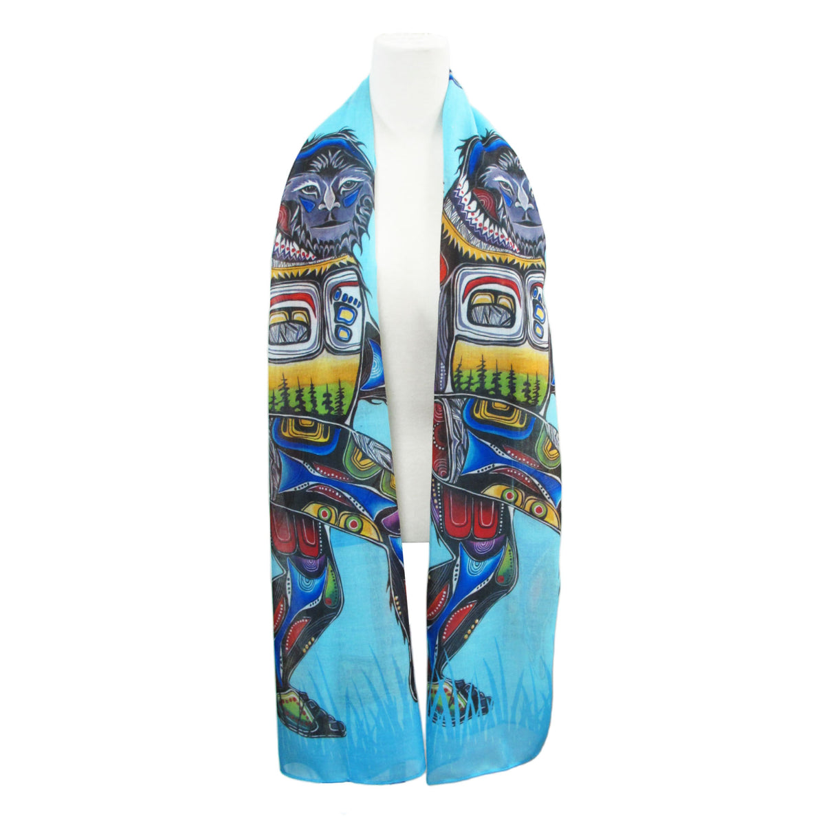 Jessica Somers Sasquatch Artist Scarf — Oscardo