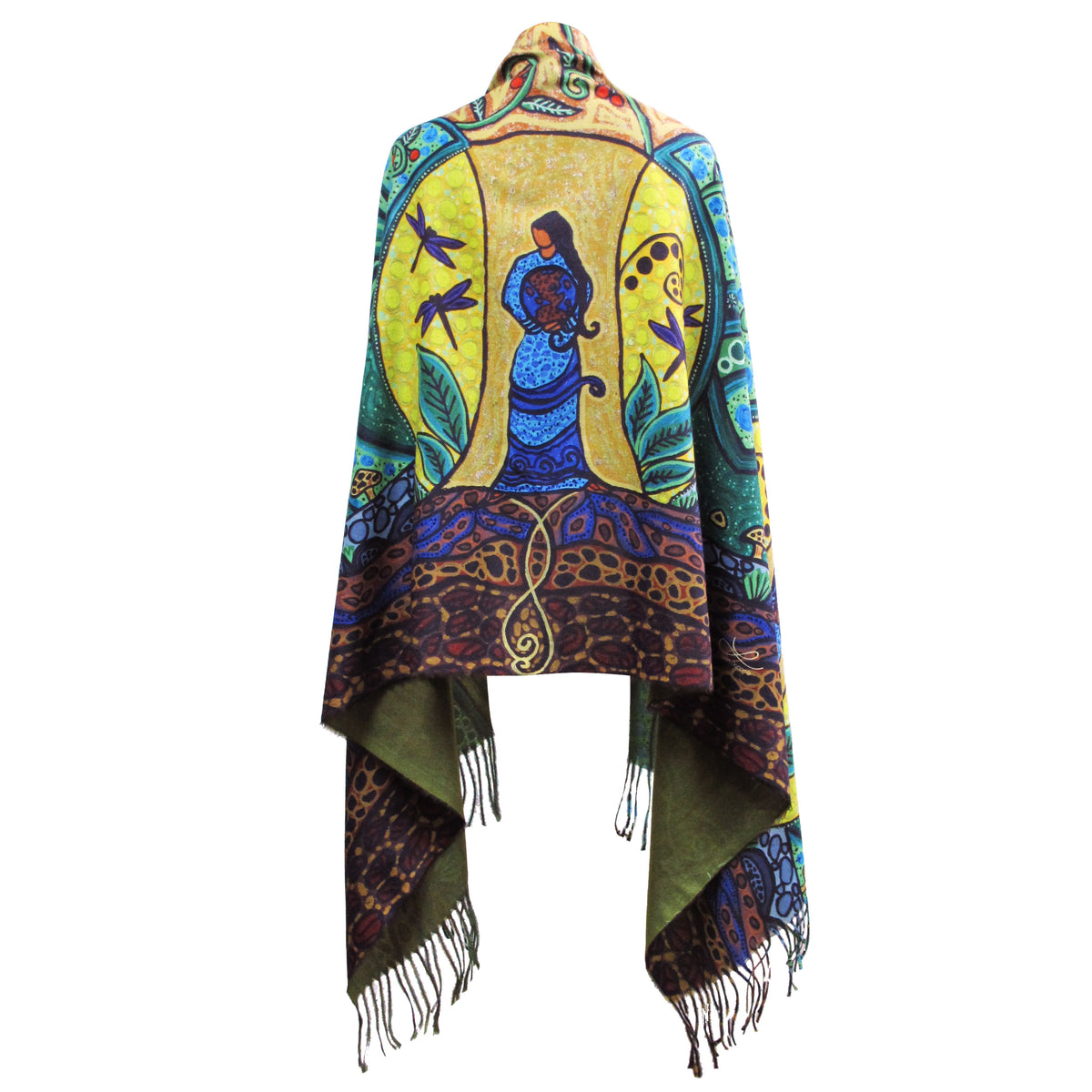Leah Dorion Strong Earth Woman Eco-Shawl — Oscardo