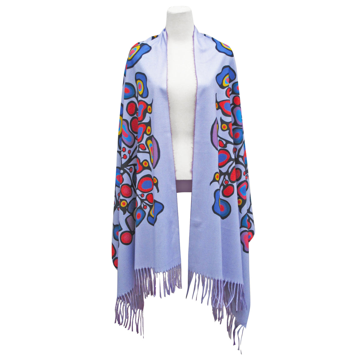 Norval Morrisseau Woodland Floral Eco-Shawl — Oscardo