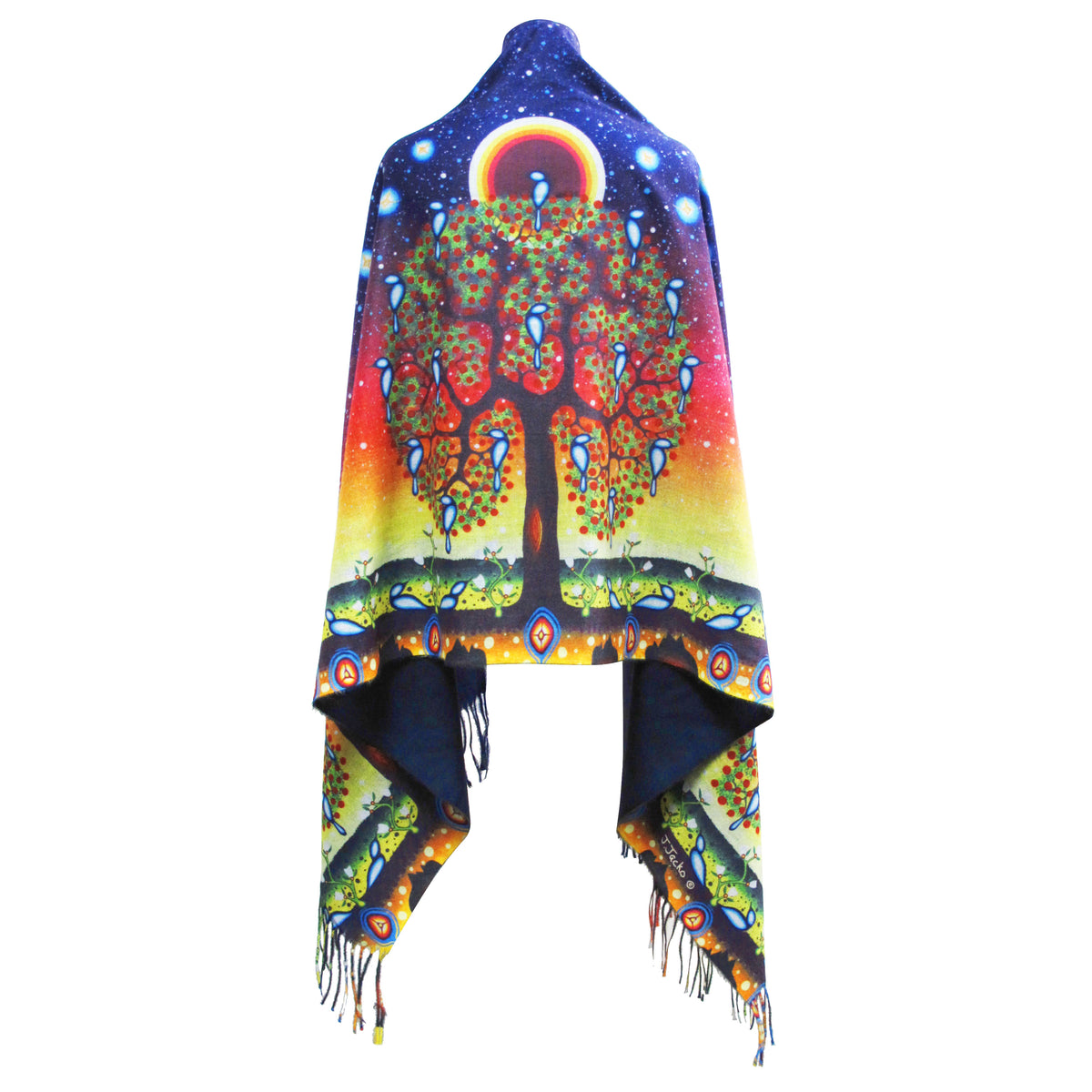 James Jacko Tree of life Eco-Shawl — Oscardo