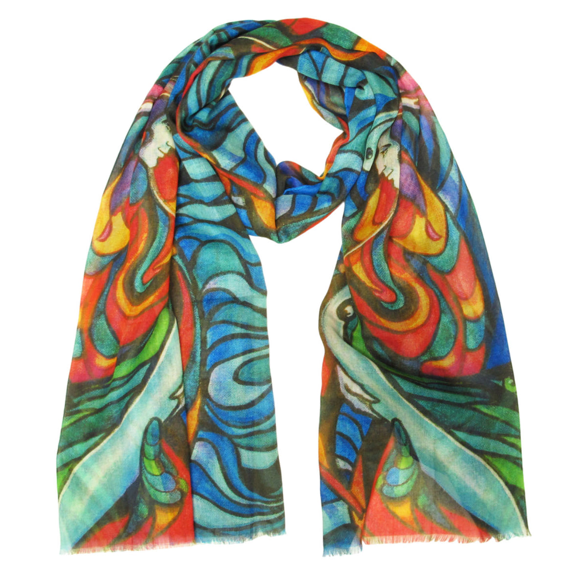 Don Chase Salmon Spirit Fish Eco-Scarf — Oscardo