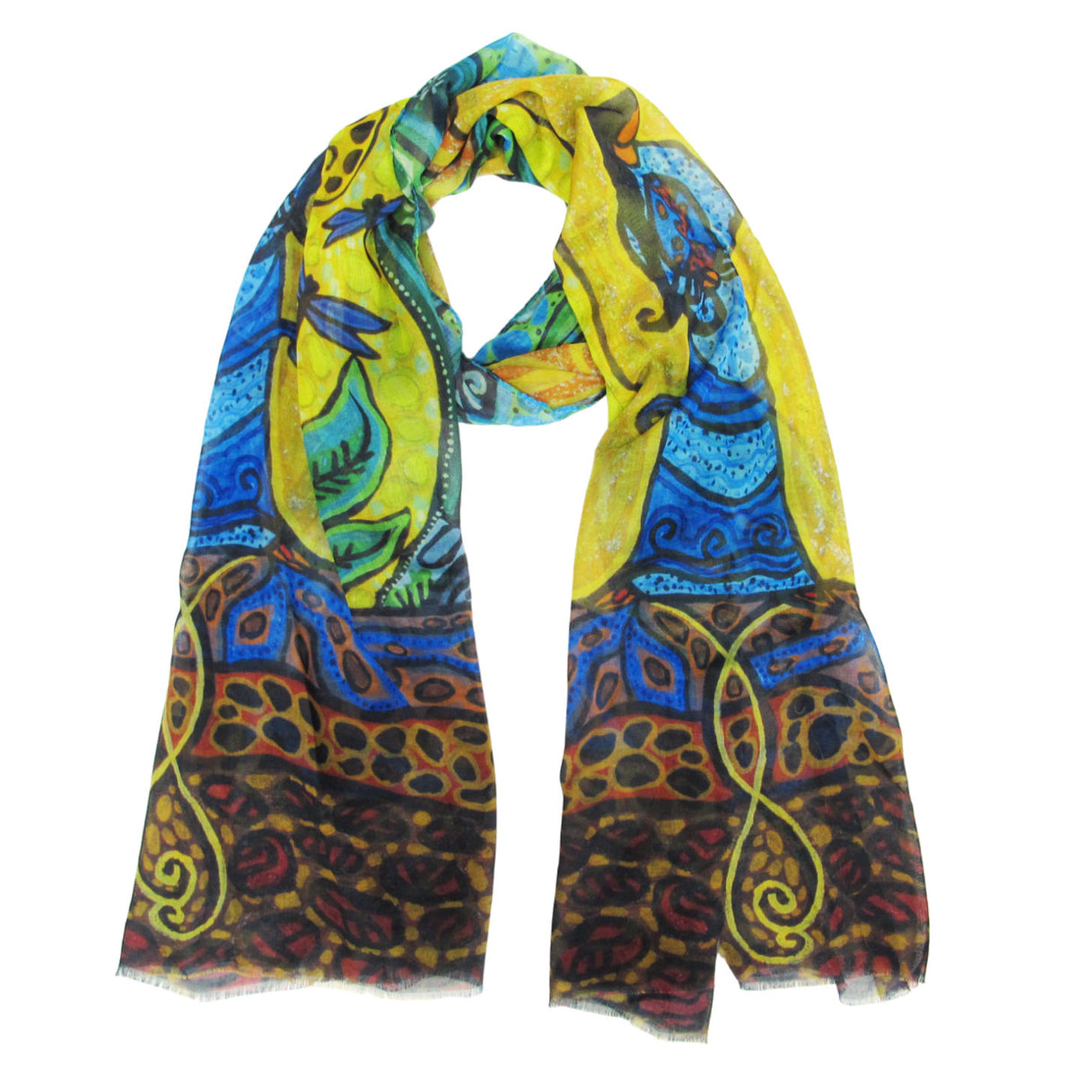 Leah Dorion Strong Earth Woman Eco-Scarf — Oscardo
