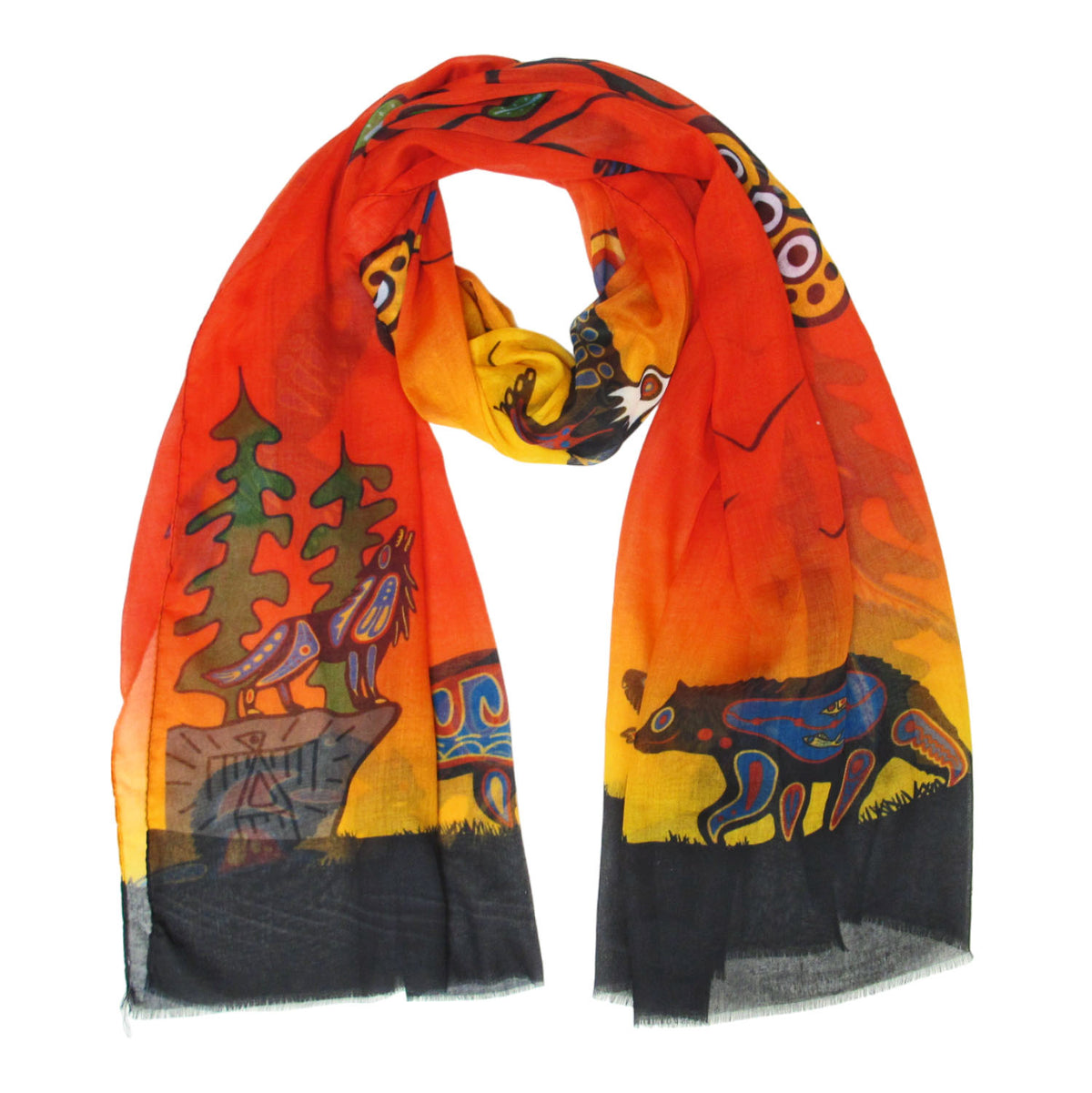 Cody Houle Seven Grandfather Teachings Eco-Scarf — Oscardo