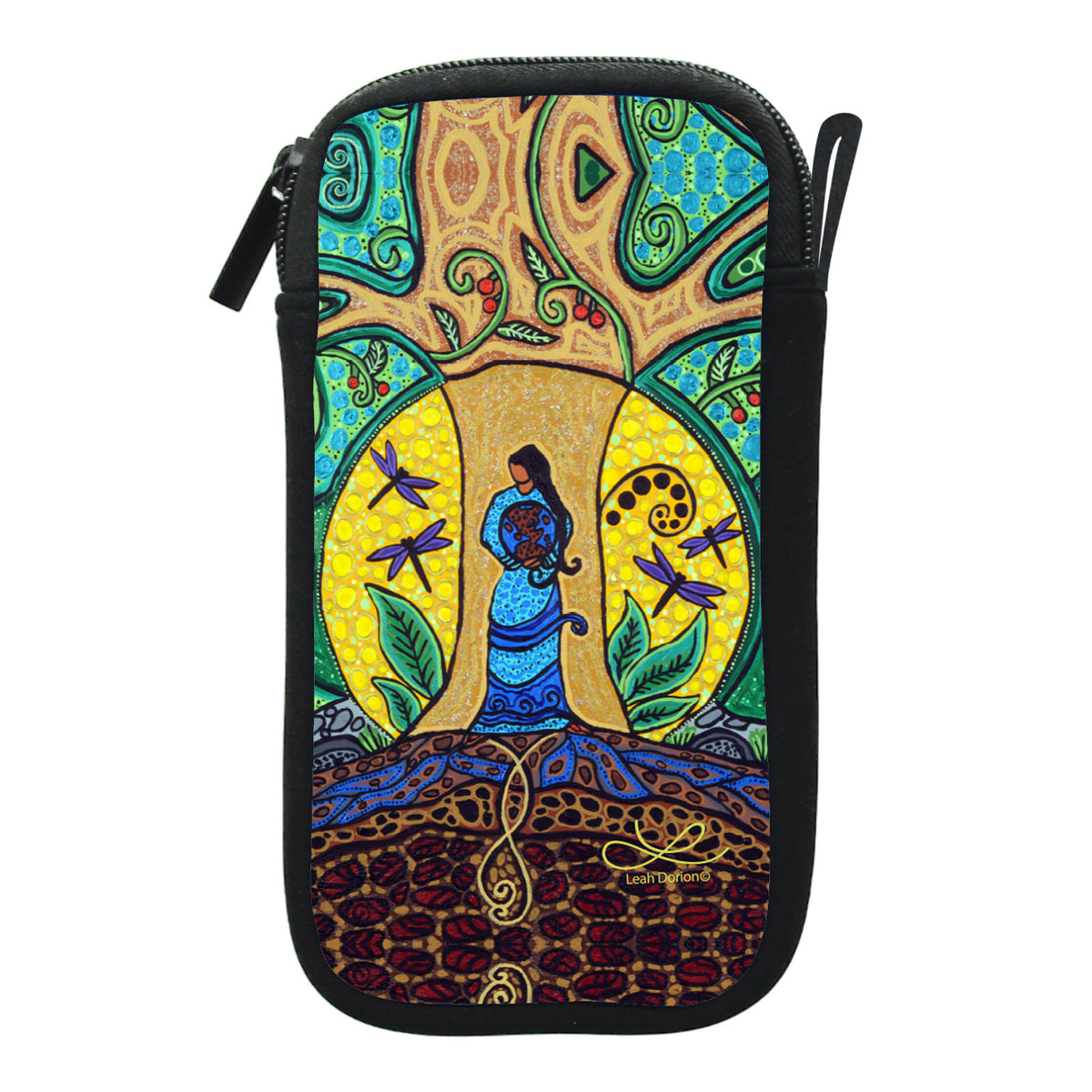 Leah Dorion Strong Earth Woman Accessories Case — Oscardo