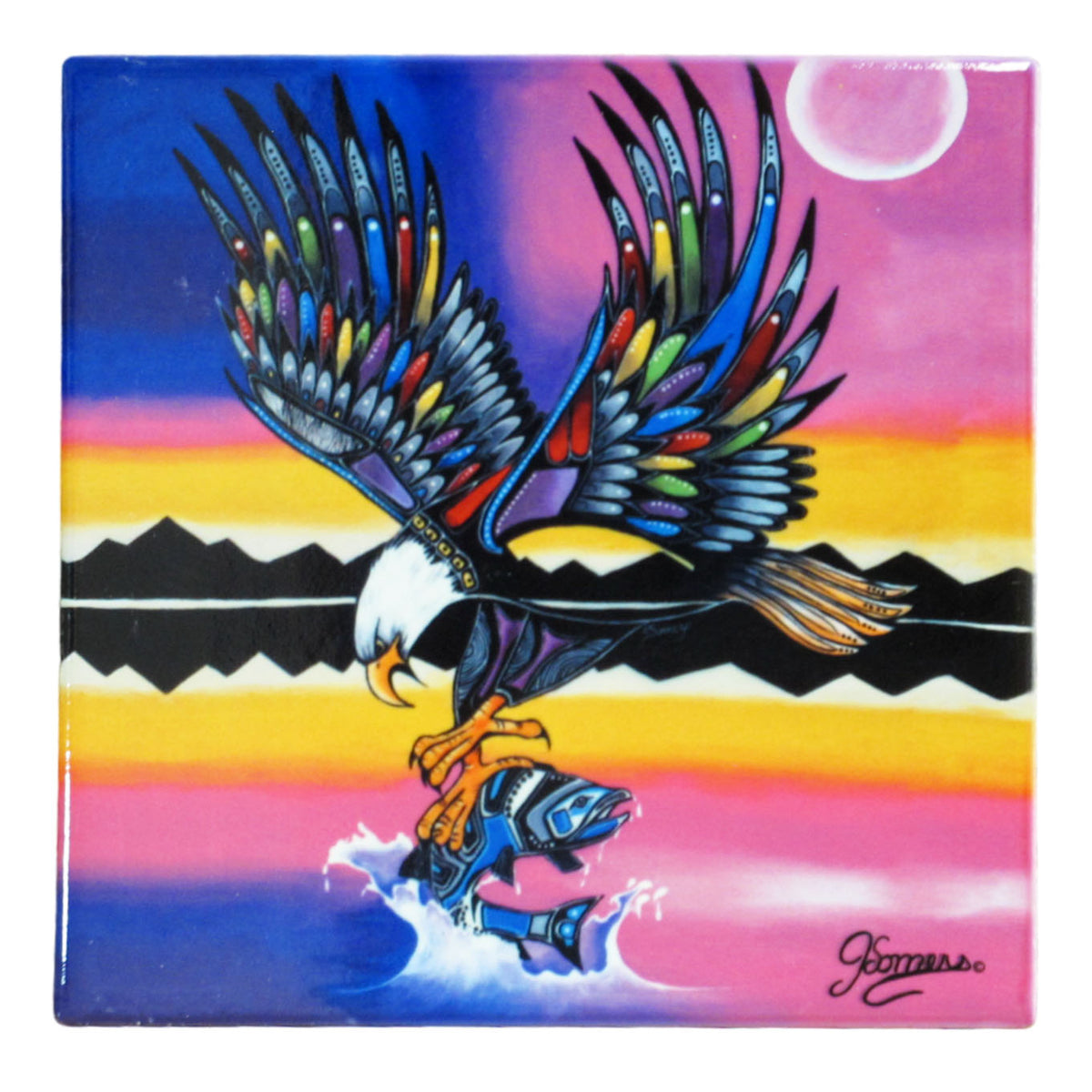 Jessica Somers Eagle Ceramic Tile-Trivet — Oscardo
