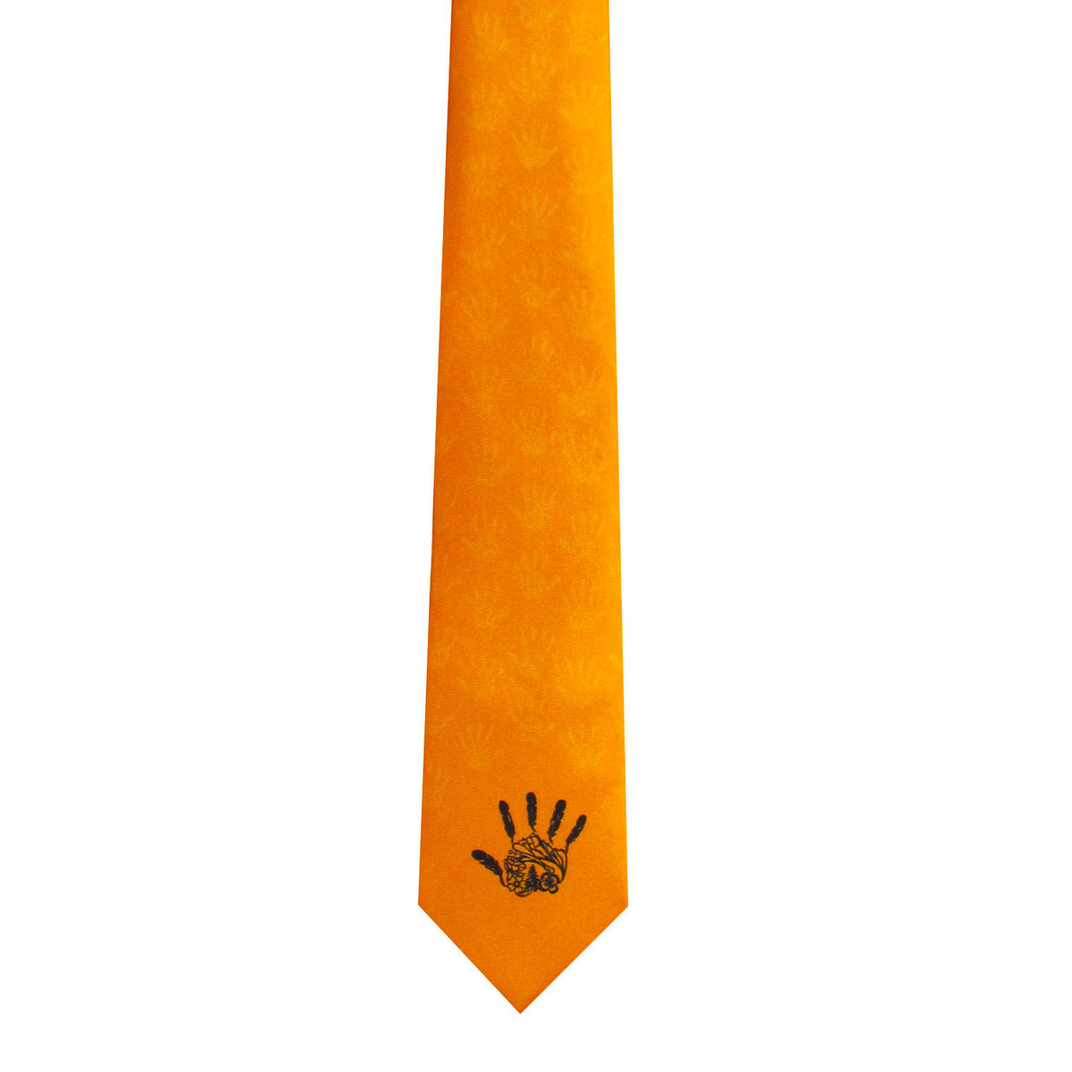 Michelle Stoney Gitxsan Hand Artist Design Silk Tie — Oscardo