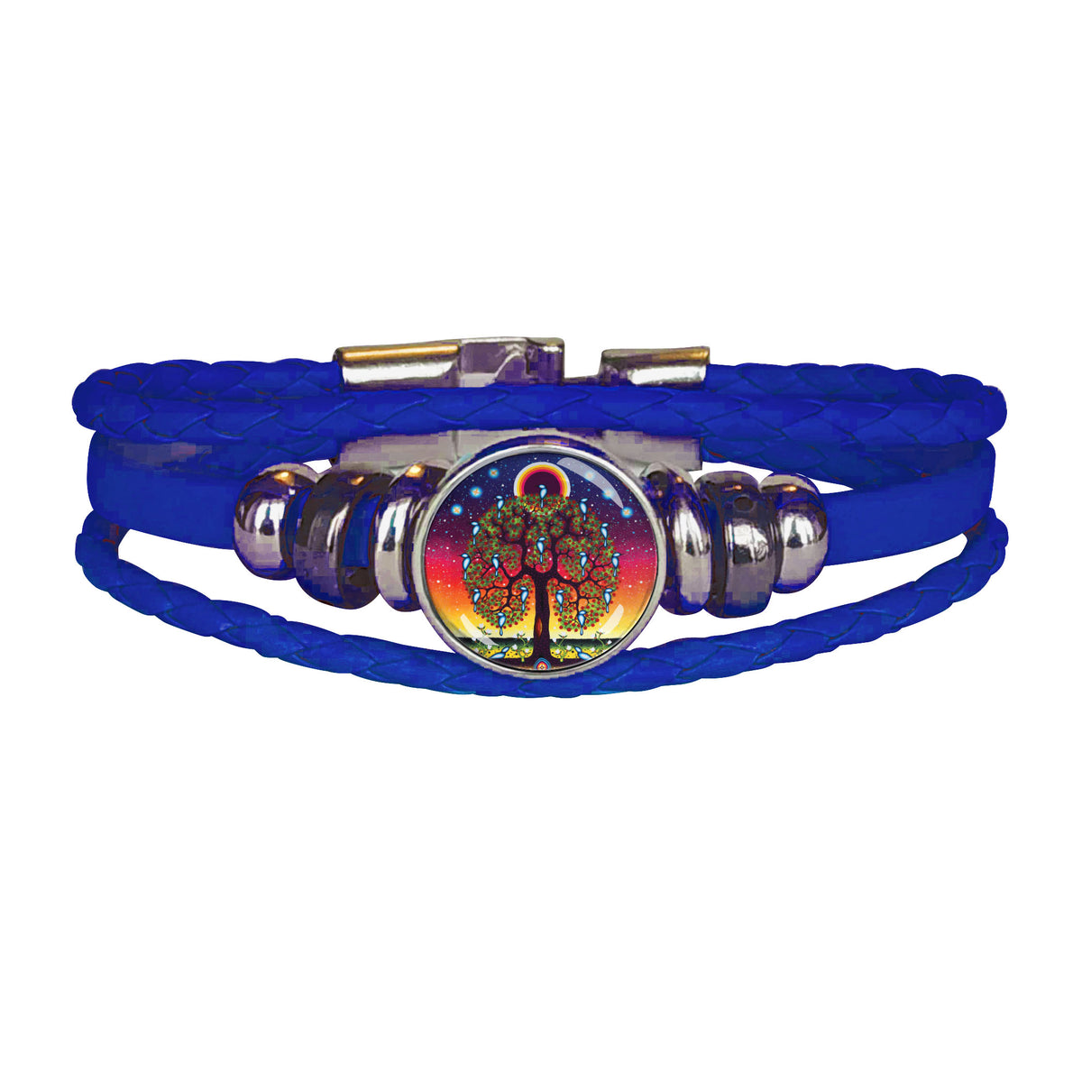 James Jacko Tree of Life Leatherette Bracelet — Oscardo