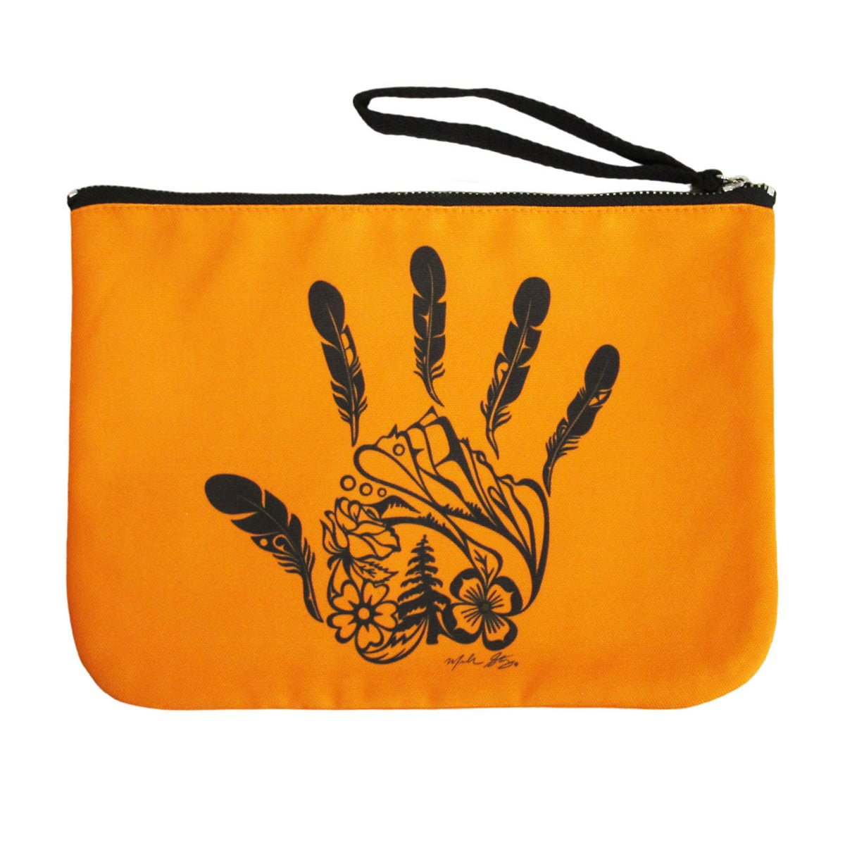 Michelle Stoney Gitxsan Hand Recycled Eco Zip Pouch — Oscardo