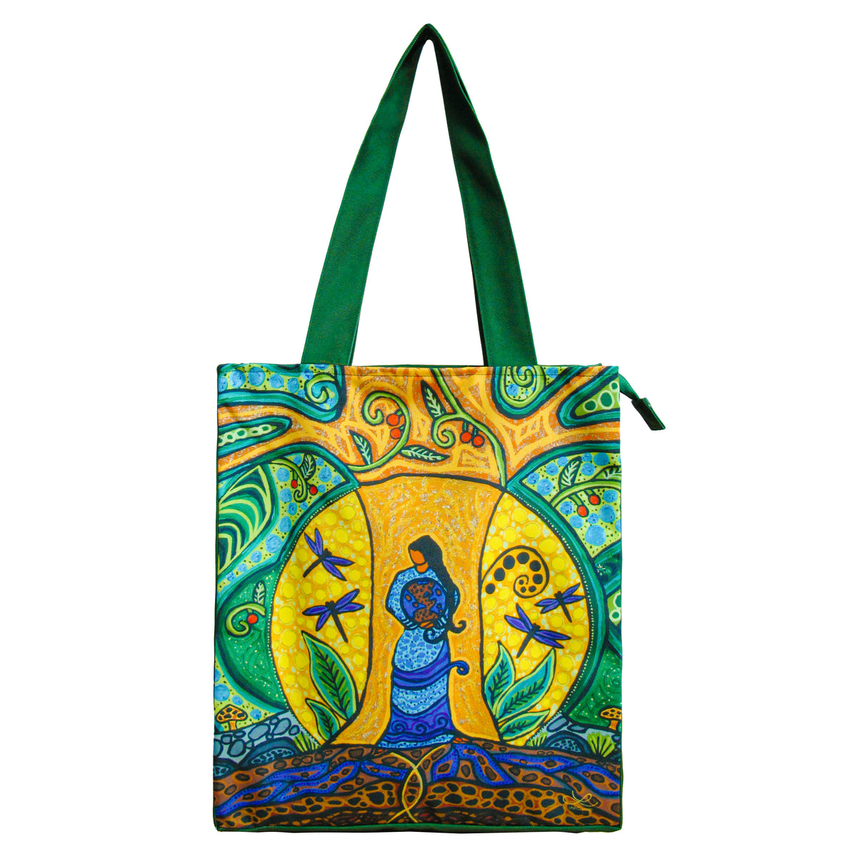 Leah Dorion Strong Earth Woman Recycled Eco-Bag — Oscardo