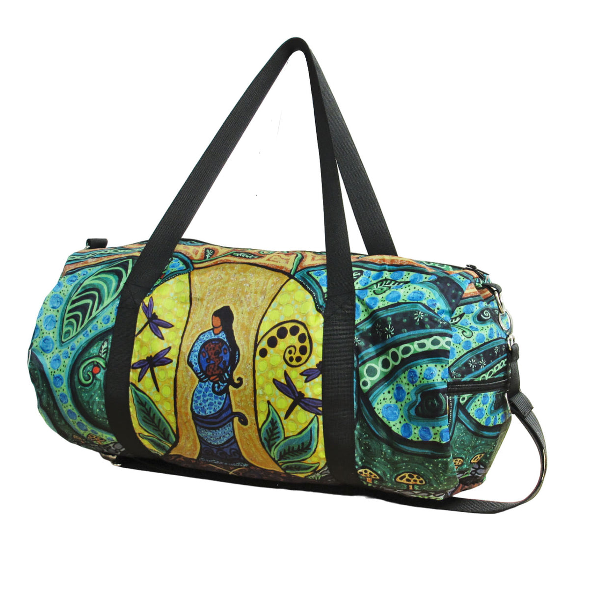 Leah Dorion Strong Earth Woman Packable Travel Bag — Oscardo