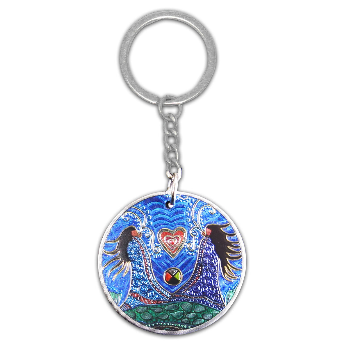 Leah Dorion Breath of Life Metallic Key Chain — Oscardo