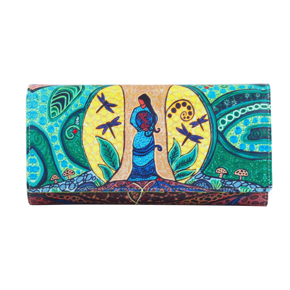 Leah Dorion Strong Earth Woman Wallet — Oscardo