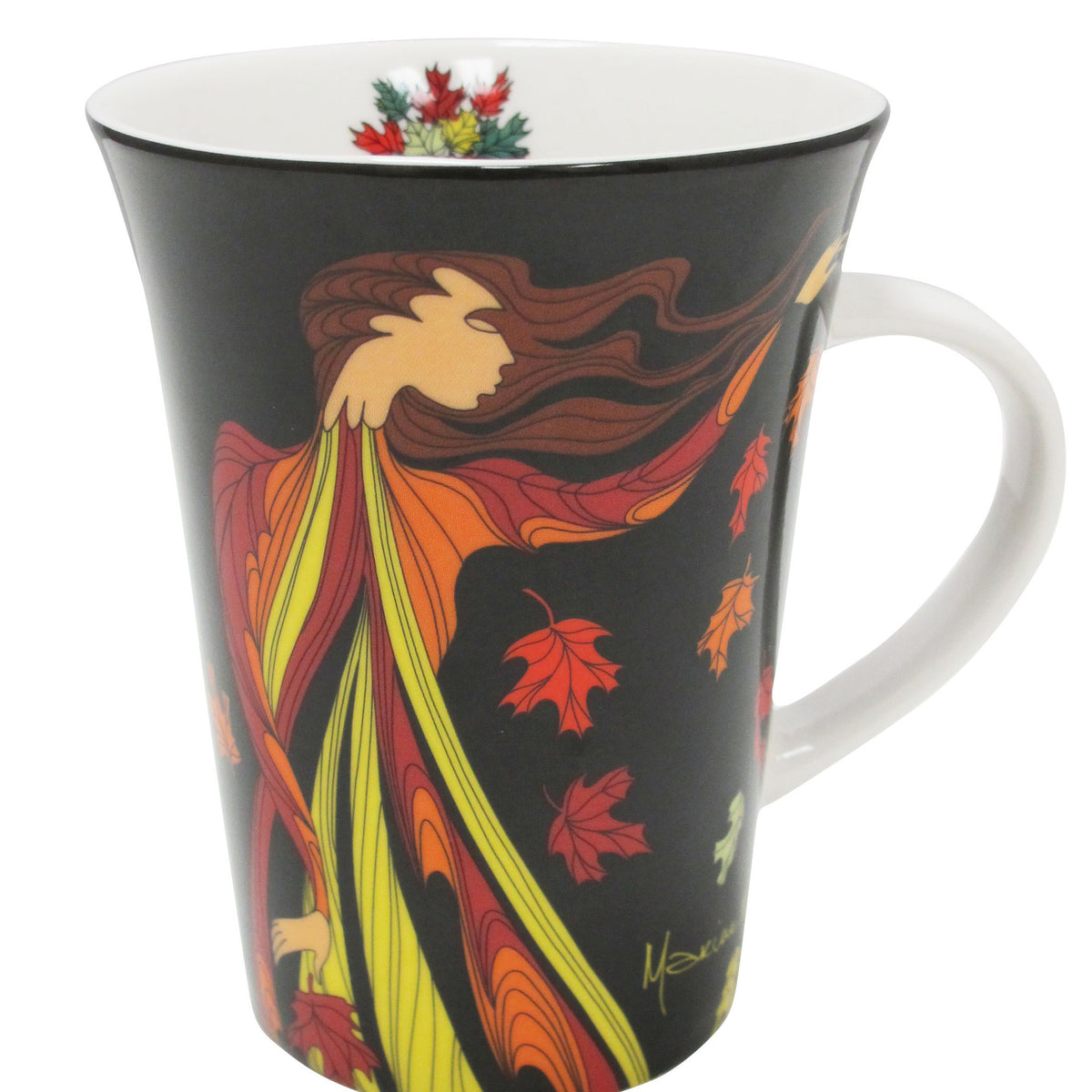 Oscardo Maxine Noel 'Leaf Dancer' Porcelain Mug
